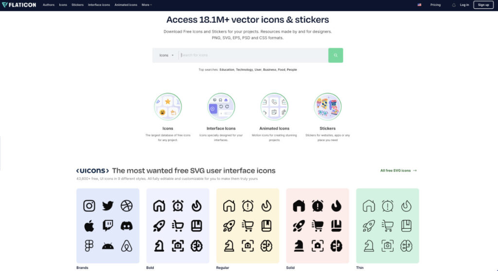 The Best Free Icon Websites to Boost User Experience - Submerge